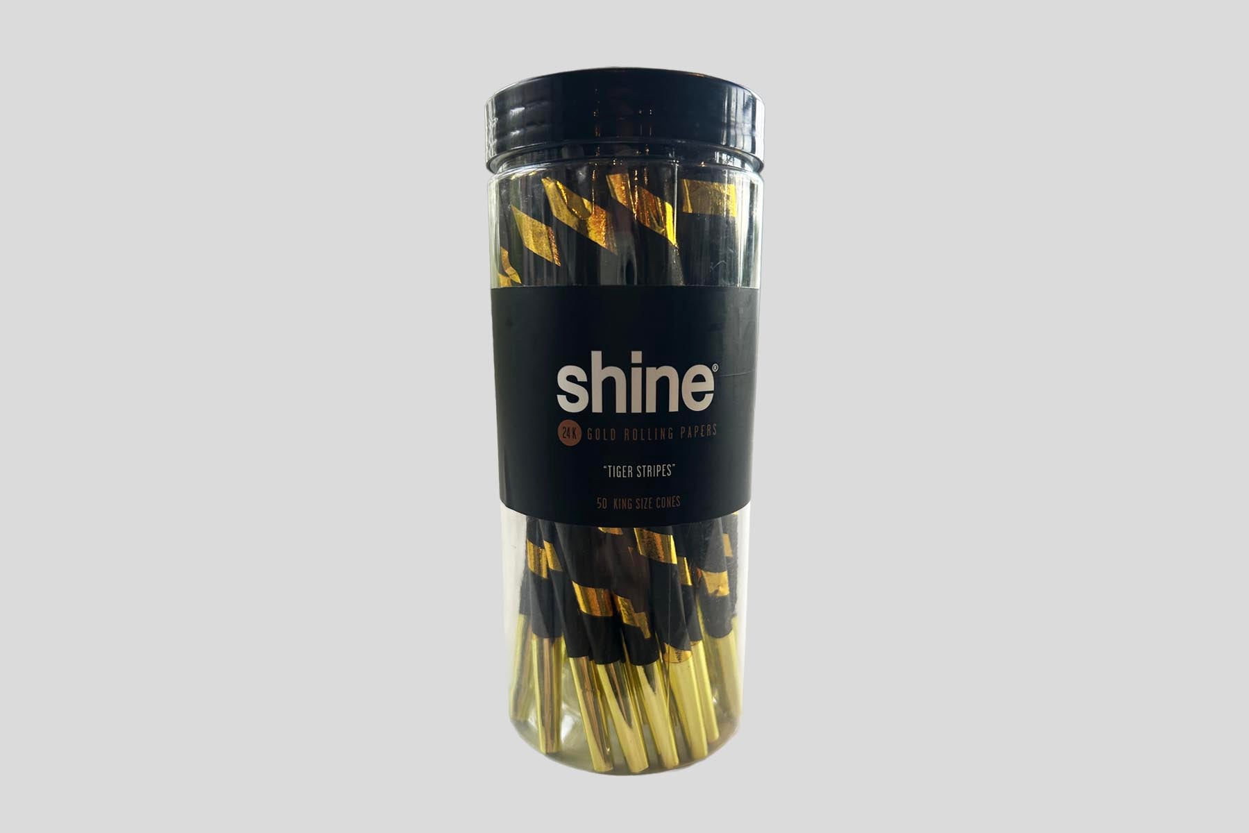 Shine Tiger Stripes King Cone - 50 pack – Shine Papers